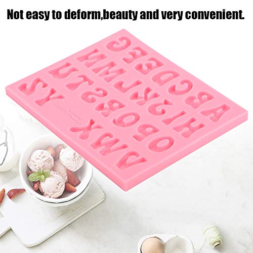 Chocolate Letter Mould Alphabet Chocolate Moulds Pink Silicone Mold ...