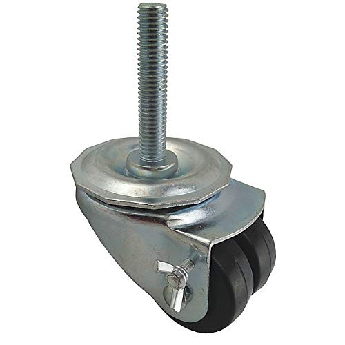 Low-Profile Easy-Turn Thread Stem Caster : Amazon.in: Industrial ...