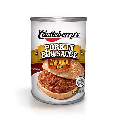 Amazon.com : Castleberrys Pork in BBQ Sauce, Carolina Recipe 10.5 oz (1 ...