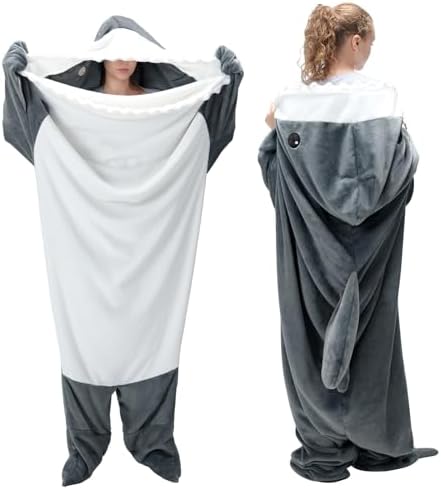 Amazon.com: Touchat Shark Blanket for Adult Super Soft Cozy Flannel ...