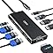 Amazon.com: HODO USB C Docking Station Dual Monitor Adapter for Dell HP ...