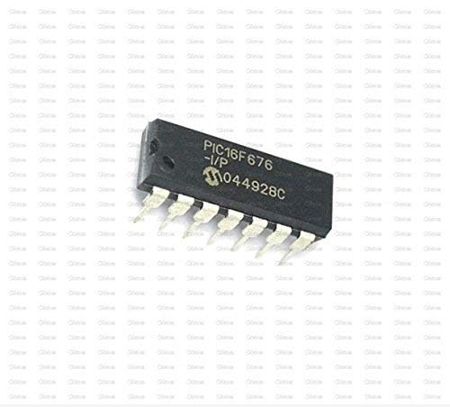 STORE99® 2PCS PIC16F676 PIC16F676-I/P 16F676 IC MCU FLASH 1K W/AD 14-DIP : Amazon.in: Industrial ...