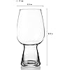 Amazon.com | KING CRYSTAL Set of 4 Beer Glasses IPA Glasses Made ...