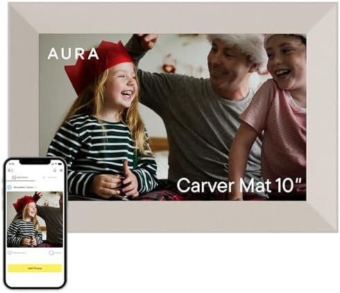Amazon.com : Aura Stone Digital Picture Frame - 10.1" HD Mat Display ...