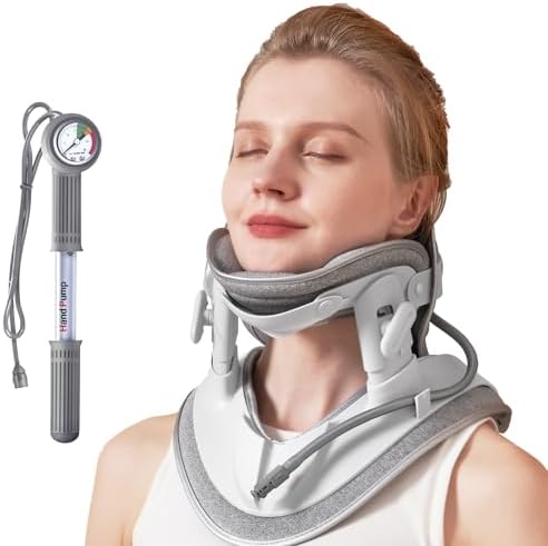 Amazon.com: Neck Stretcher – Cervical Neck Traction Device with Manual ...