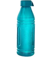 Signoraware Fliptop Aqua Plastic Bottle Set, Set of 5, 1 Litre, Blue ...