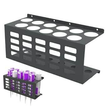 Grease Tube Holder,Garage Wall Mount Grease - 11-hole Heavy-Duty Wall ...
