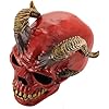 Amazon.com: LHGDK Red Demon Skull Hell Spawned Horned Devil Imp Resin ...