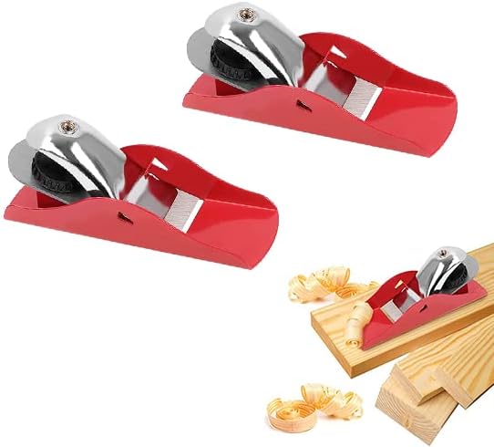 Vokowin 2 PCS Mini Hand Planer, Smoothing Plane Adjustable Small ...