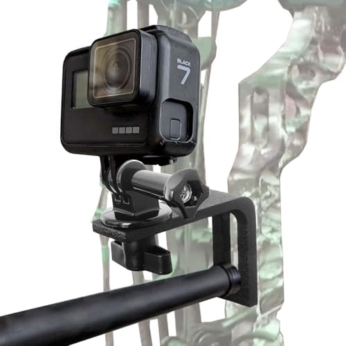 Amazon.com : Bow Camera Mount for Compound Bow Stabilizer – Universal ...