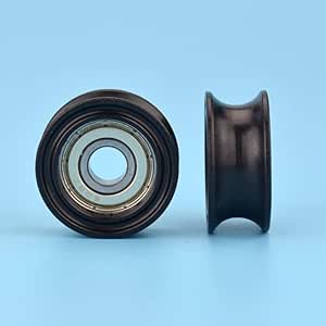 Amazon.com: 20Pcs U-groove Plastic Coated Bearing 608ZZ 8x30x13mm ...