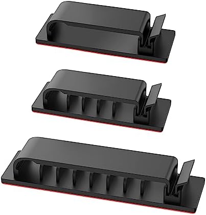 Amazon.com: Cable Management Clips, Large Cord Clips for Under Desk ...