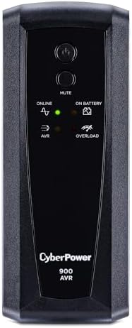 CyberPower CP900AVR AVR UPS System, 900VA/560W, 10 Outlets, Mini-Tower ...