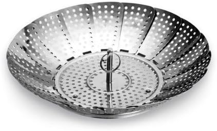 Amazon.com: Stainless Steel Vegetable Steamer Basket - 9" Diameter ...