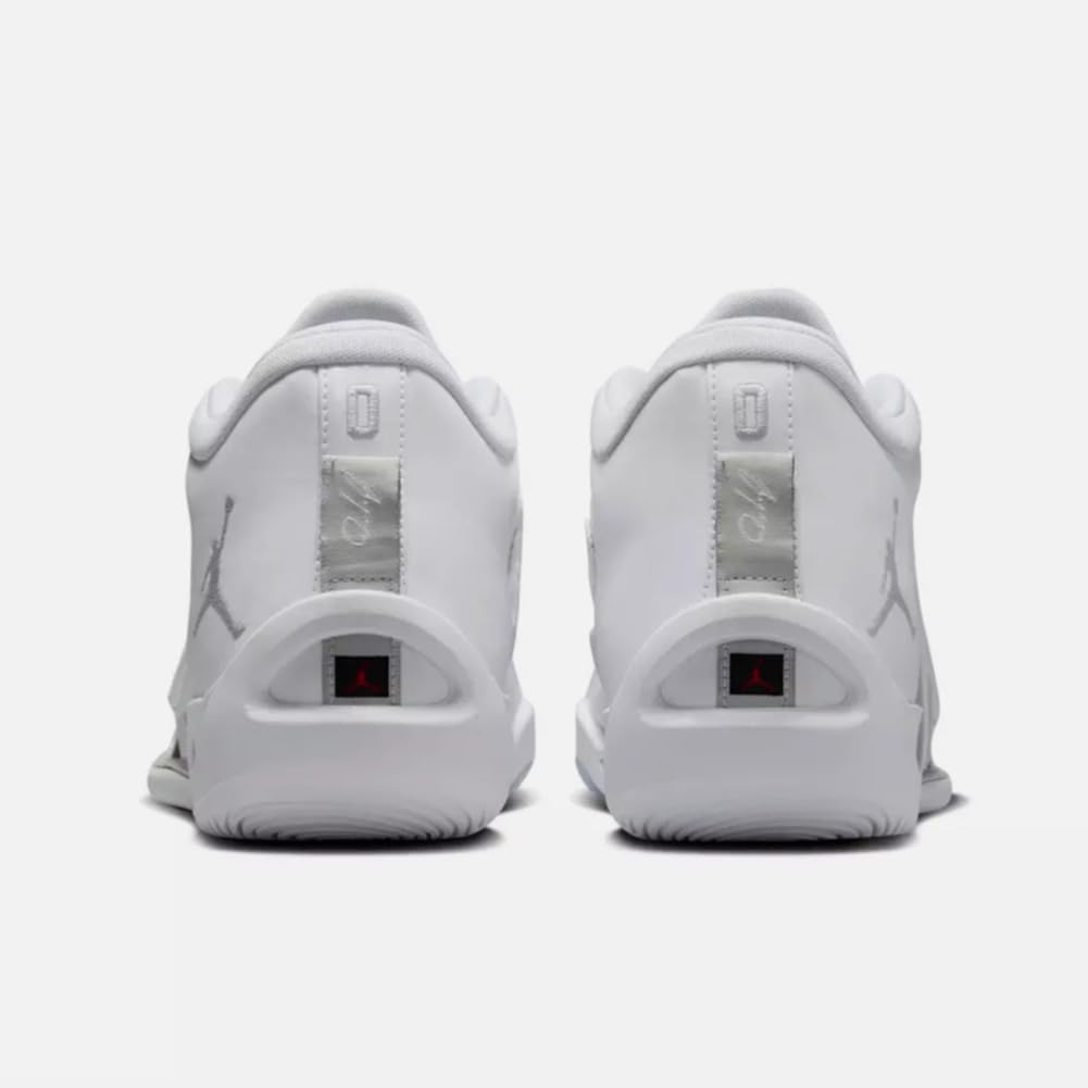 Jordan Tatum 1 Team Bank Basketball Shoes (FB2863-100, White/White/Grey ...
