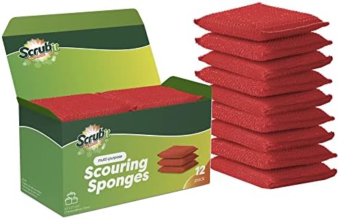 Amazon.com: Casanero 6-Pack Silicone Kitchen Scrubbing Sponges, Heavy ...