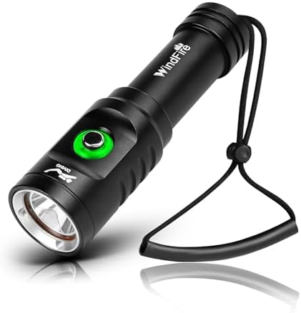 Amazon.com: PFSN Dive Light Scuba Flashlight, 4000 Lumen Professional ...