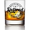 Amazon.com: Retirement Gifts for Men – Funny Whiskey Glass ‘Officially ...