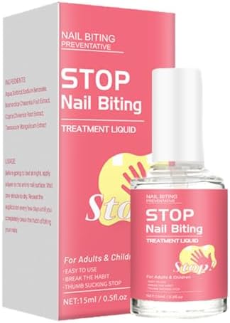 Amazon.com : Nail Biting Prevention Bitter Nail Polish 0.4 fl oz 12 ml ...
