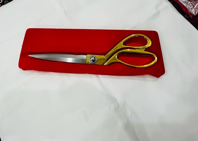 Wolpin Cloth Scissors Tailor Scissor for Cloth Cutting, Gold ...