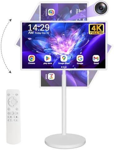 Amazon.com: 32-inch Smart Screen 4K Camera Portable TV |Wireless ...