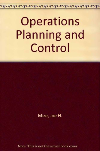 『Operations Planning and Control』｜感想・レビュー - 読書メーター