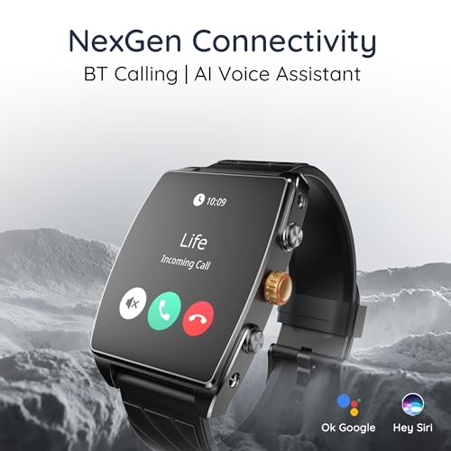 Pebble Mega 2.06 inch AMOLED Smartwatch for Men | Large Display ...