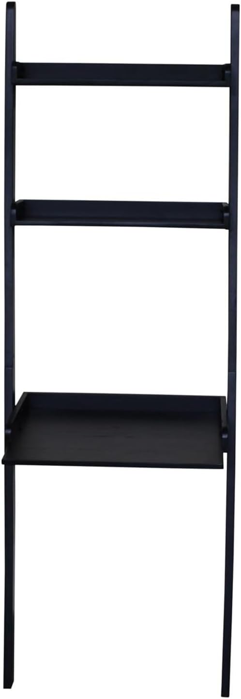 Amazon.com: International Concepts Lean to Desk Unit with 1 Desk Shelf ...