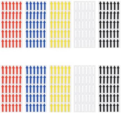 ZAMXHUG Kleine Aufkleber - 300 Stück Klein Pfeil Etikett, Kleber Farbe ...