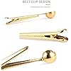 Amazon.com: Coffee Scoop Clip - 2 PACK - GOLD - Coffee Spoon Clip - Tea ...
