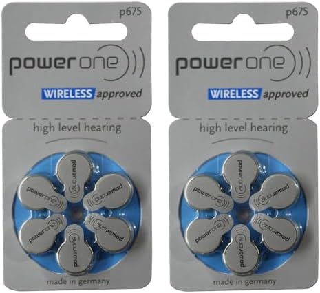 P675 Hearing Aid Batteries 1.45V (6 X 2 Pack) 12 Pcs : Amazon.in ...