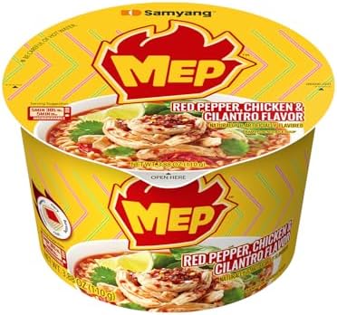 Amazon.com: Samyang MEP Chicken Cilantro Ramen, Spicy Korean Instant ...
