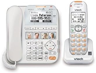 Amazon.com : VTech SN6147 Corded & Cordless Senior Phone System with ...