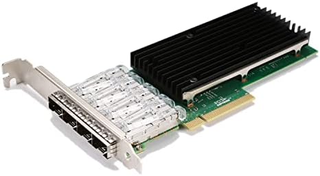 Amazon.com: 10Gb PCI-e 3.0 X8 NIC Network Card,Quad- SFP+ Port, with ...