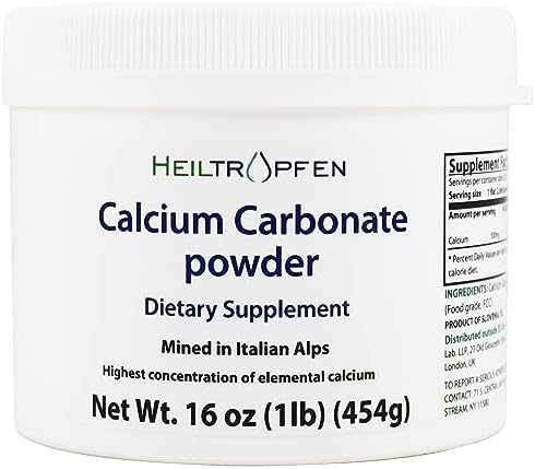Amazon.com: Nutricost Calcium Carbonate Powder 500 Grams : Health ...