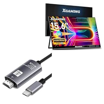 Amazon.com: BoxWave Cable Compatible with Xgaming Portable Monitor IPS ...