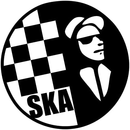 Pack of Three SKA Guy Ska 2 Tone Music Cool Vinyl car Van Decal Sticker ...