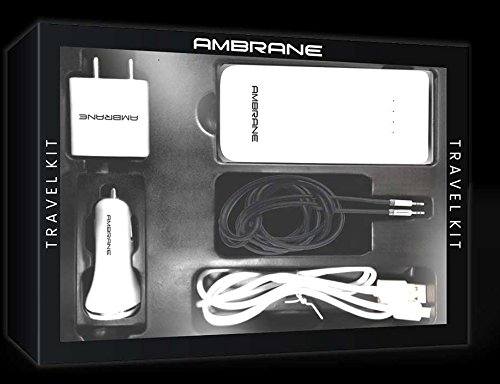 Ambrane Sanshek Travel Kit (White) : Amazon.in: Electronics