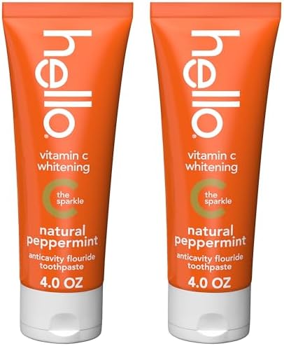 Amazon.com : Hello Vitamin C Whitening Toothpaste with Fluoride, Teeth ...