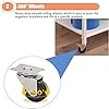 Amazon.com: FEITJMMW Large Yoga Mat Storage Cart with Wheels, Floor ...