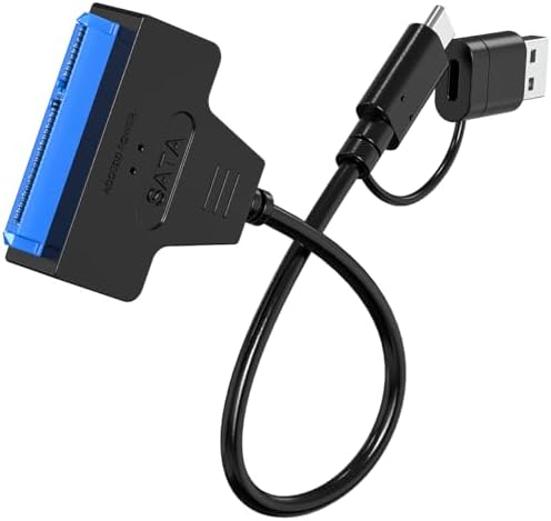 Mellbree SATA till USB 3.0-adapter | stöder 2,5 och 3,5 tums hårddiskar ...