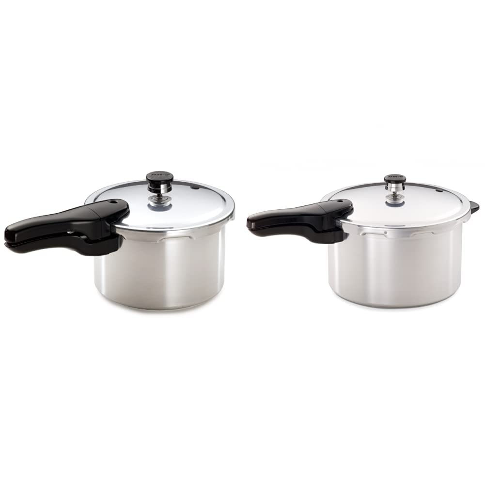 Amazon.com: Presto 01241 4-Quart Aluminum Pressure Cooker & 01282 8 ...