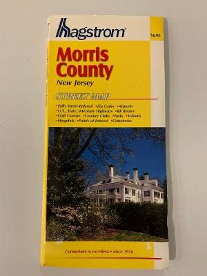 Hagstrom's Street and Road Map of Morris County New Jersey: Hagstrom ...