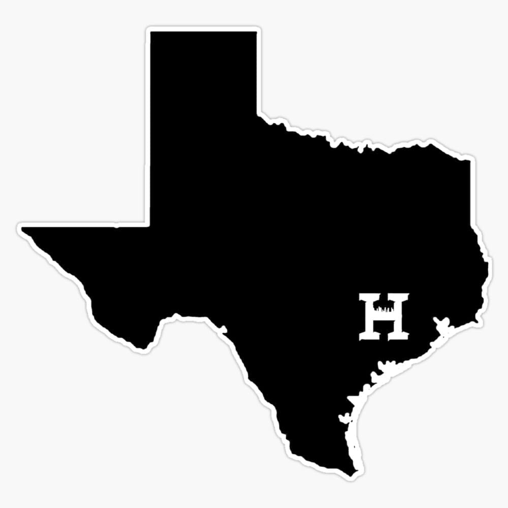 Amazon.com: Texas Houston Sticker Bumper Sticker Vinyl Decal 5 ...