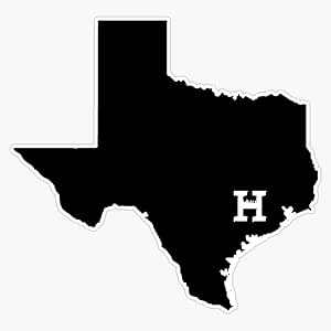 Amazon.com: Texas Houston Sticker Bumper Sticker Vinyl Decal 5 ...