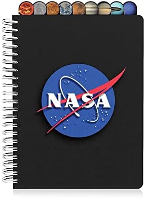 Amazon.com : JUST FUNKY NASA Journal with Planetary Tabs | Nine Tabs ...