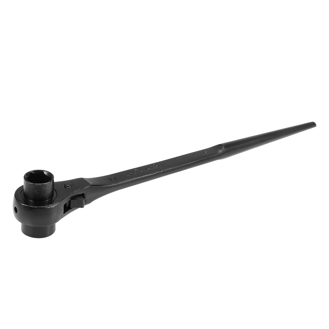 uxcell 17 x 19mm Hexagon Scaffold Podger Ratchet Spanner Ratcheting ...