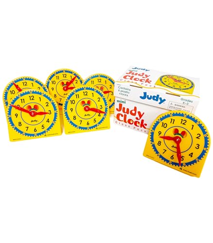 Carson Dellosa Education Carson Dellosa Mini Judy Clock Set—5" x 5 ...