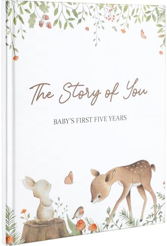 Amazon.com: Keepsake Baby Memory Book for Boys & Girls – Timeless First ...