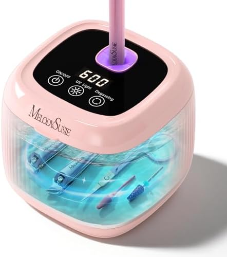 Amazon.com: MelodySusie 2 in 1 Nail Tool Cleaning Machine, 3 Timers ...